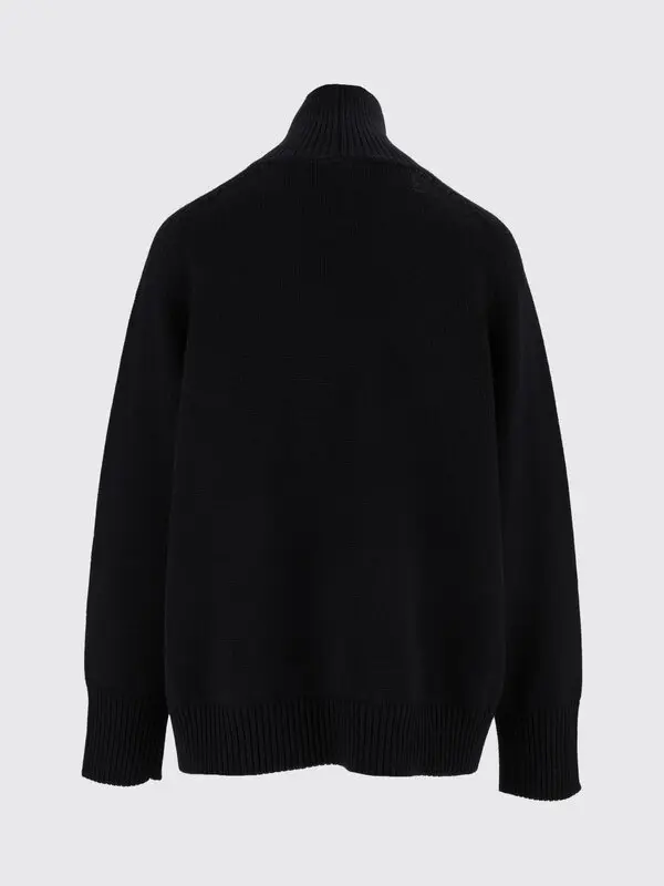 Fabiana Filippi Virgin Wool Turtleneck Jumper With Metal Detail - Blue