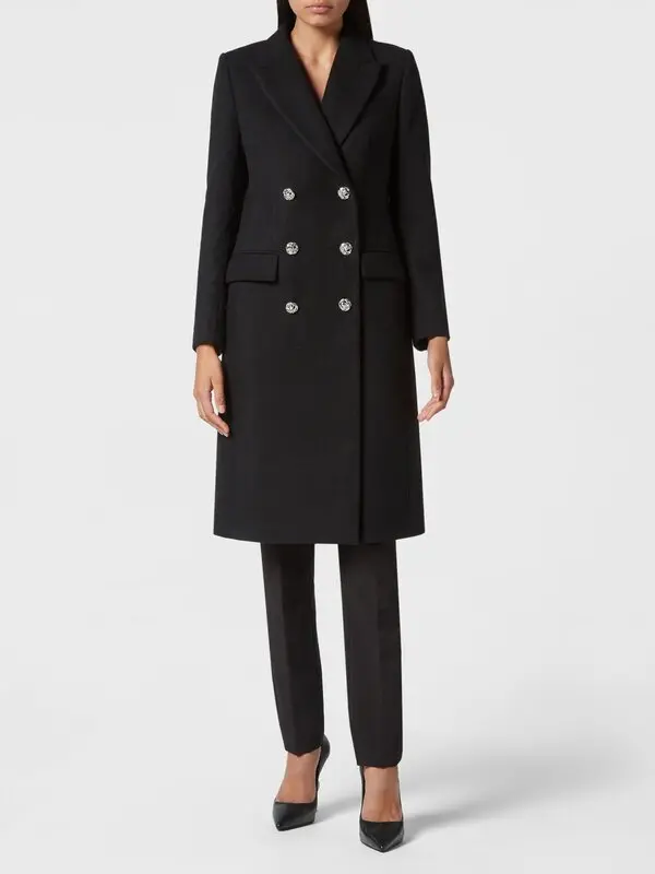 Philipp Plein Double Breasted Tailored Coat