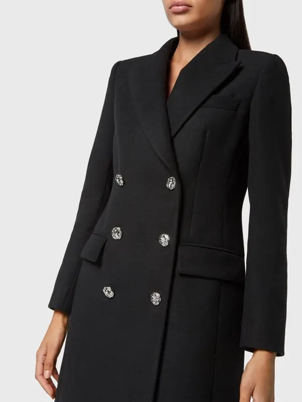 Philipp Plein Double Breasted Tailored Coat