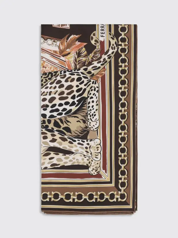 FERRAGAMO Scarf - Brown