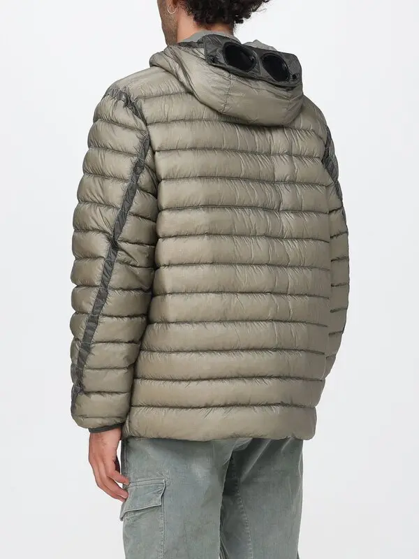 C.P. COMPANY D.d. Shell Goggle Down Jacket In Nylon With Hood And Lenses