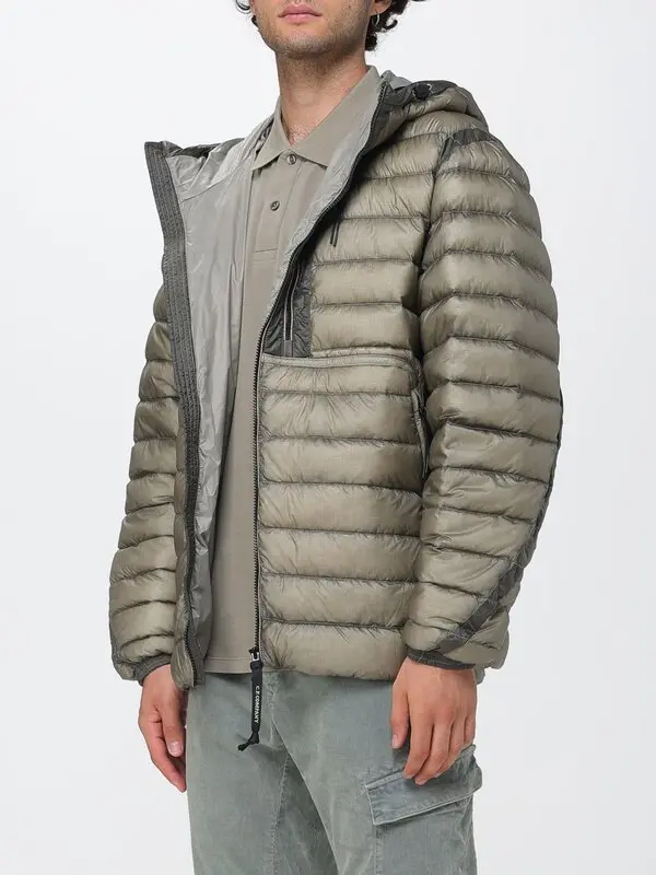 C.P. COMPANY D.d. Shell Goggle Down Jacket In Nylon With Hood And Lenses