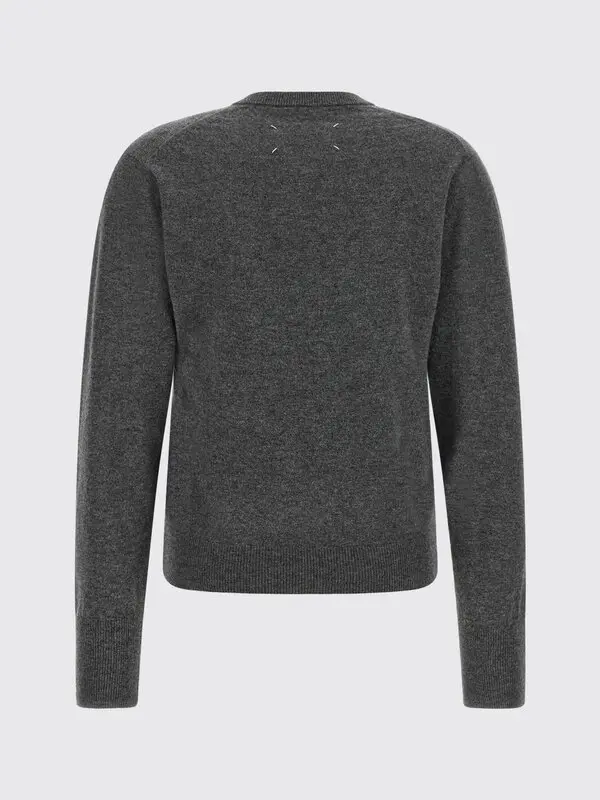 MAISON MARGIELA Long-sleeved Crew-neck Jumper In Pure Virgin Wool