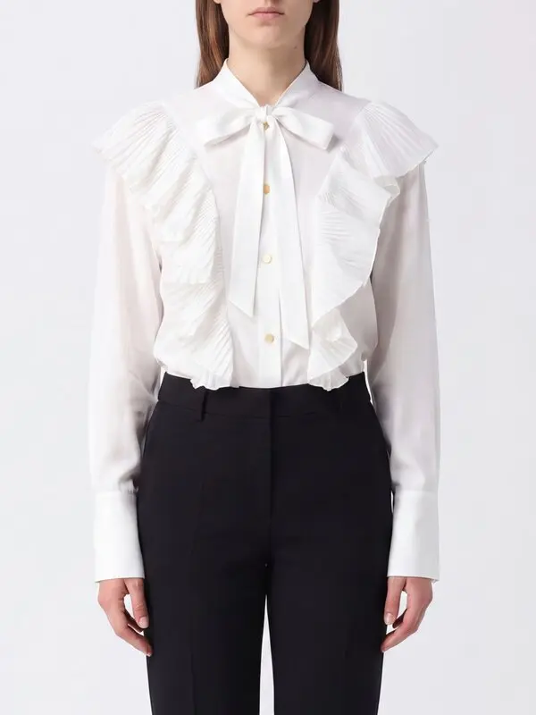 Alberta Ferretti Ruffled Shirt - White