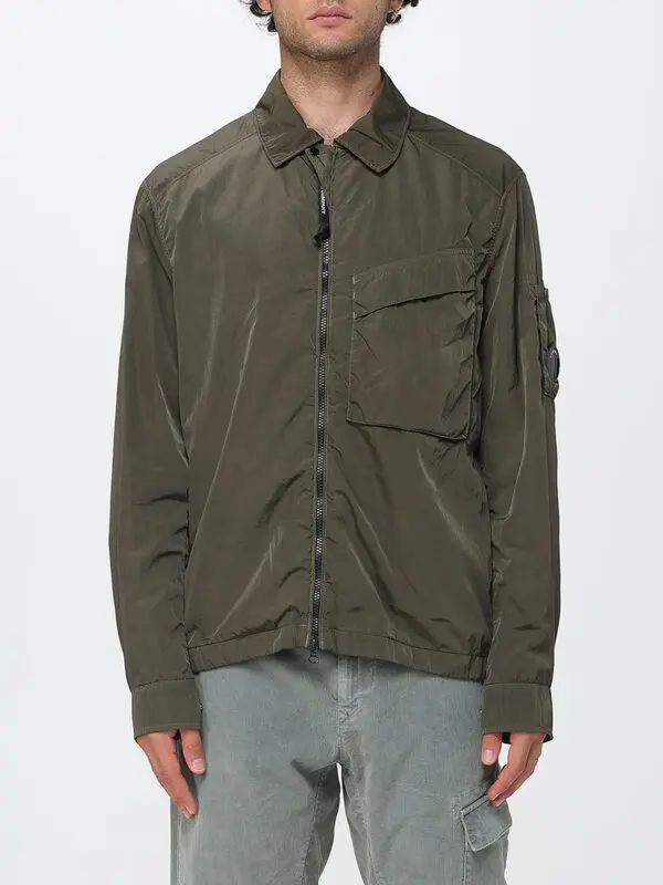 C.P. COMPANY Technical Fabric Zip-up Shirt Jacket