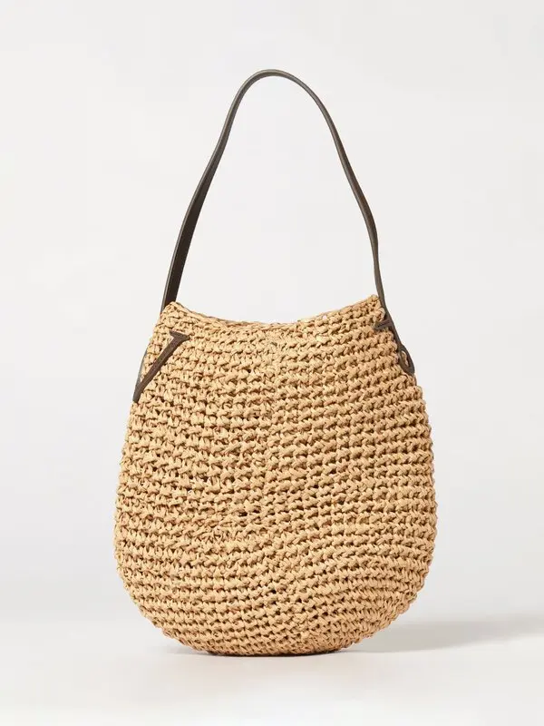 JW Anderson Small Bulb Raffia Shoulder Bag