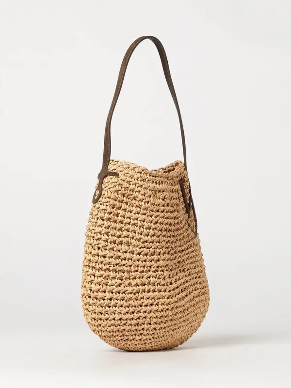 JW Anderson Small Bulb Raffia Shoulder Bag