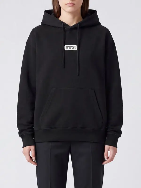 MAISON MARGIELA Relaxed-fit Cotton Hoodie With Numeric Logo