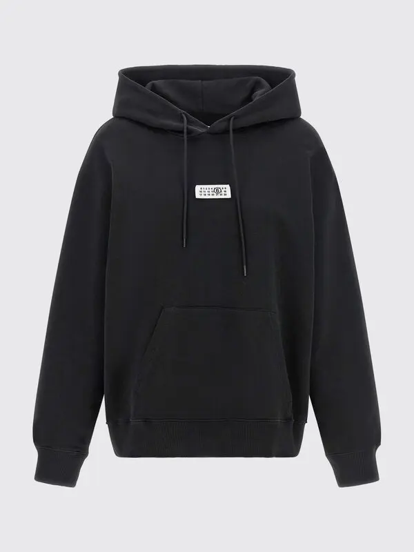 MAISON MARGIELA Relaxed-fit Cotton Hoodie With Numeric Logo