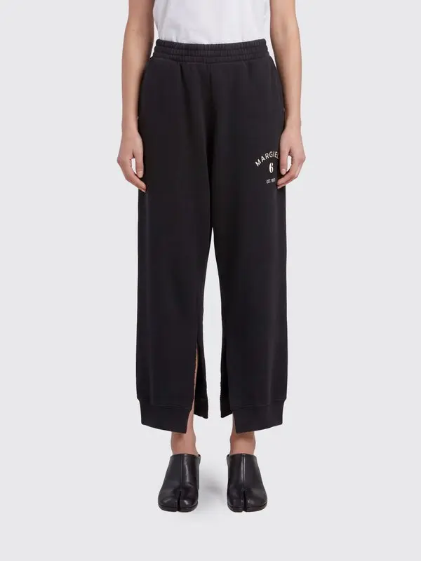 MAISON MARGIELA Cotton Jogging Trousers With Elasticated Waist