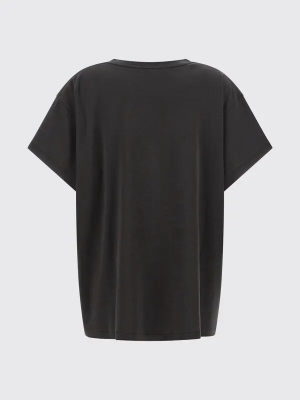 Khaite Relaxed-fit Cotton Crewneck T-shirt With Dropped Shoulders