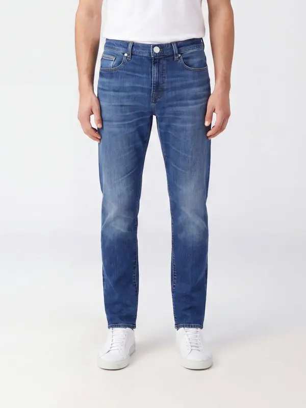 FRAME L'homme Slim Fit Mid-rise Cotton Denim Jeans