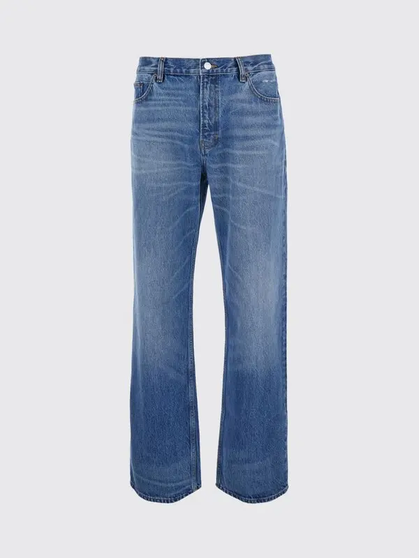 FRAME Cotton Denim Relaxed Jeans