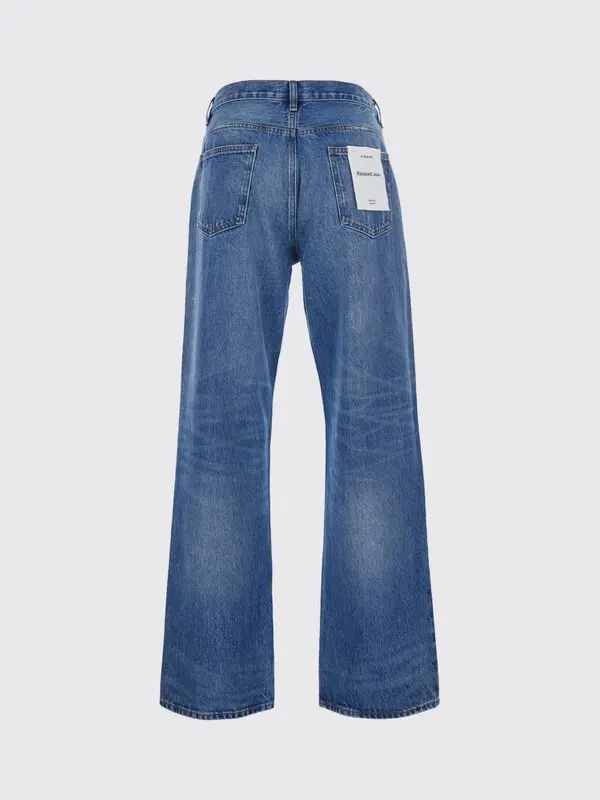 FRAME Cotton Denim Relaxed Jeans