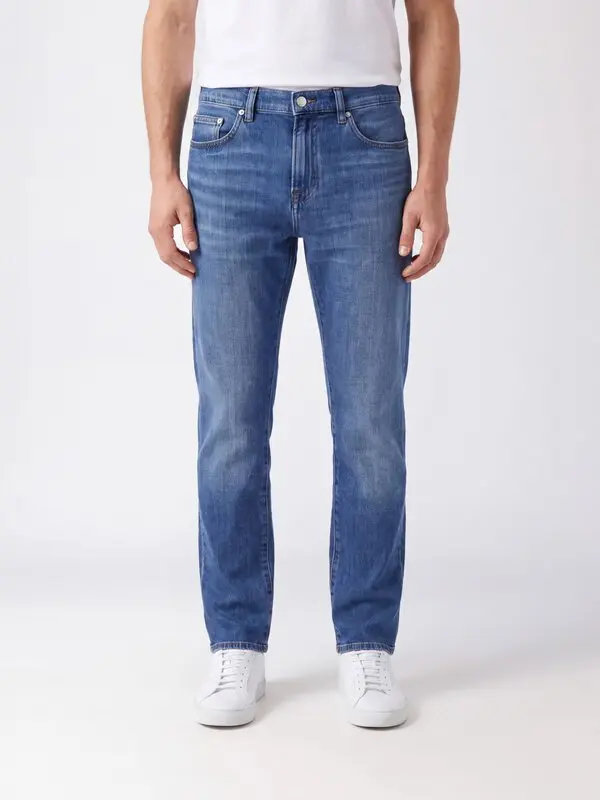 FRAME L'homme Slim Fit Mid-rise Cotton Denim Jeans
