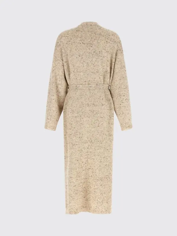 Fabiana Filippi Long Wool And Cashmere Belted Robe Cardigan