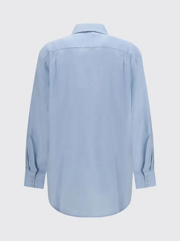 ALEMAIS Embroidered Shirt - Blue