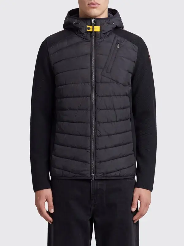 PARAJUMPERS Nolan Quilted Nylon Down Jacket With Hood And Feather Padding - Black