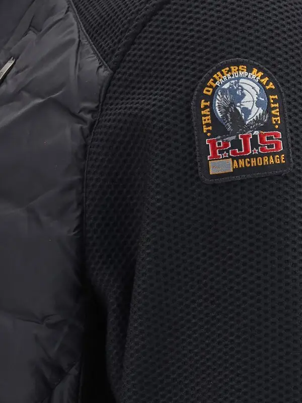 PARAJUMPERS Nolan Quilted Nylon Down Jacket With Hood And Feather Padding - Black