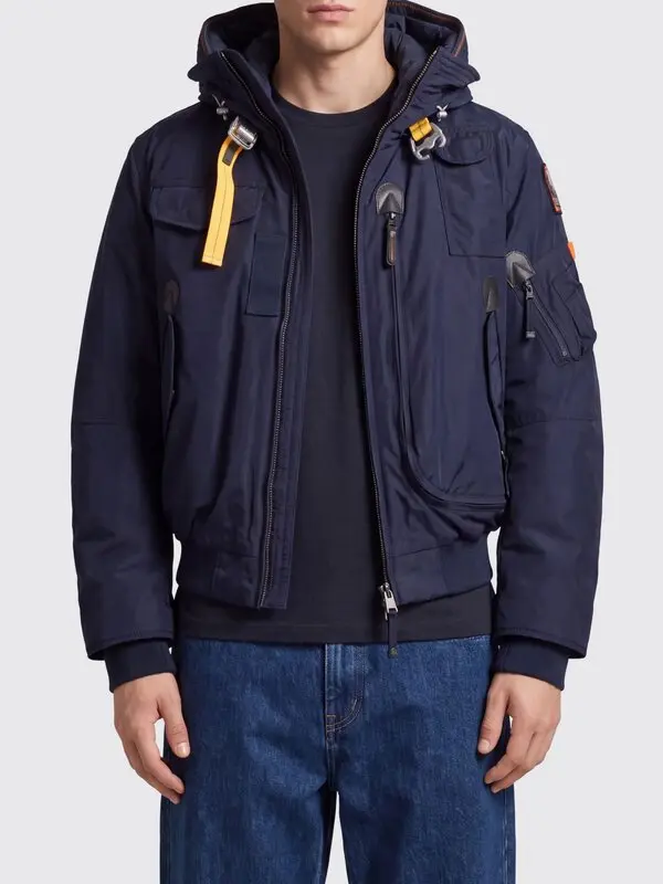 PARAJUMPERS Gobi Waterproof Nylon Bomber Jacket With Drawstring Hood - Navy