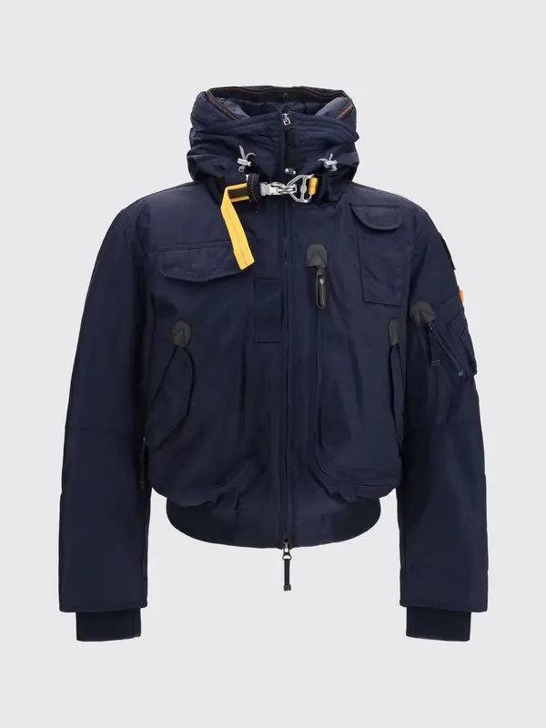 PARAJUMPERS Gobi Waterproof Nylon Bomber Jacket With Drawstring Hood - Navy