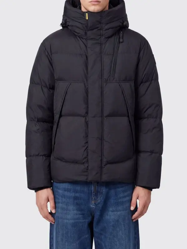 PARAJUMPERS Short Quilted Nylon Down Jacket With Hood And Funnel Neck
