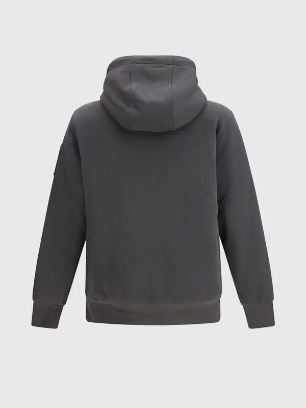 Moose Knuckles Cotton Blend Hooded Zip-up Sweatshirt