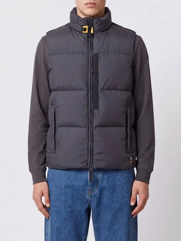 PARAJUMPERS Padded Quilted High Neck Zip Closure Waistcoat