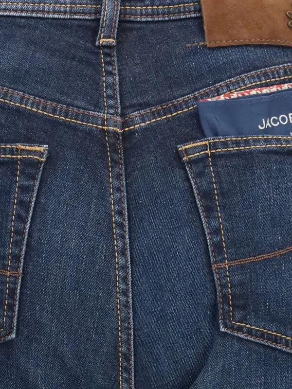 Jacob Cohen Edo Regular-fit Mid-rise Cotton- Jeans