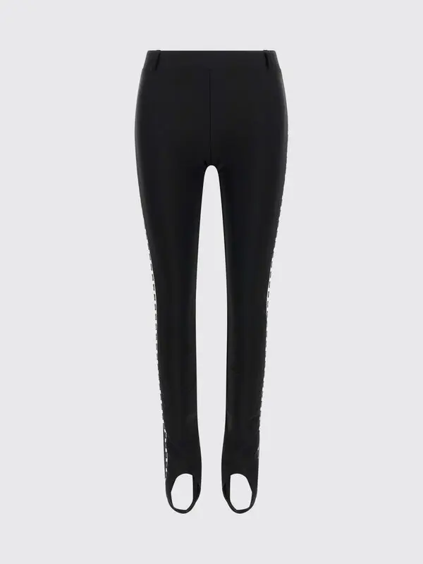 Moschino Skinny-fit Stretch Technical Fabric Leggings With Side Bands