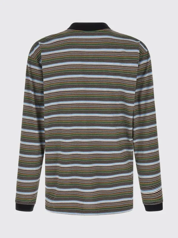 Marni Striped Long-sleeved Cotton T-shirt