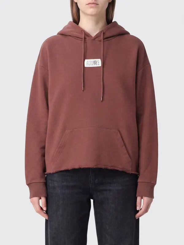 MAISON MARGIELA Cotton Hoodie - Brown