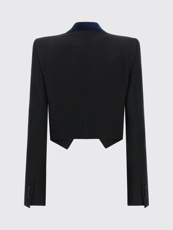 TOM FORD Wool Tuxedo Blazer With Velvet Peak Lapels