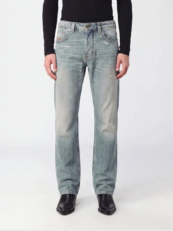 DIESEL® Larkee Regular Fit 5-pocket Stretch Cotton Denim Jeans
