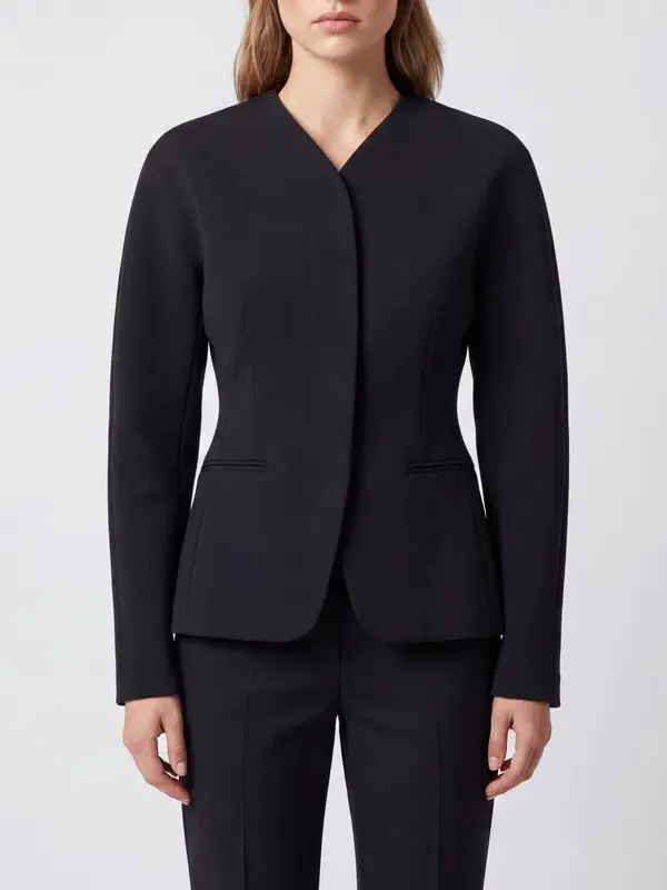 Jacquemus Slim Fit Cropped Blazer