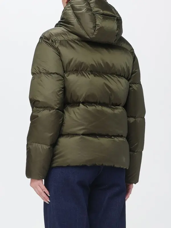 Polo Ralph Lauren Hooded Quilted Puffer Jacket In Recycled Nylon With Pony Logo