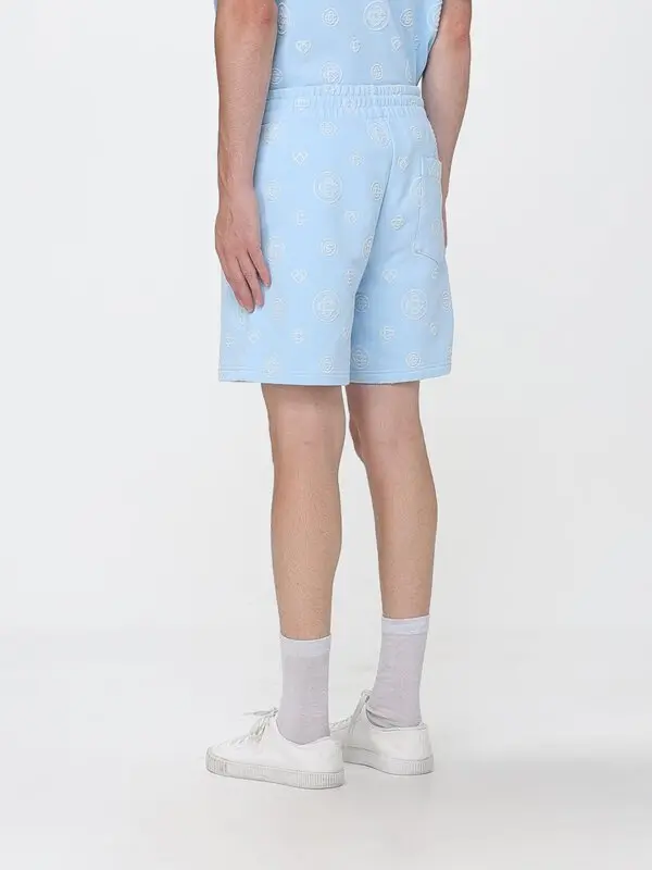 Casablanca Embroidered Logo Shorts - Gnawed Blue