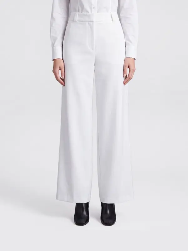 Giorgio Armani Pure Silk High-waisted Wide-leg Trousers
