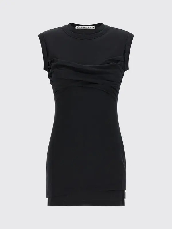 Alexander Wang Sleeveless Jersey Sheath Mini Dress