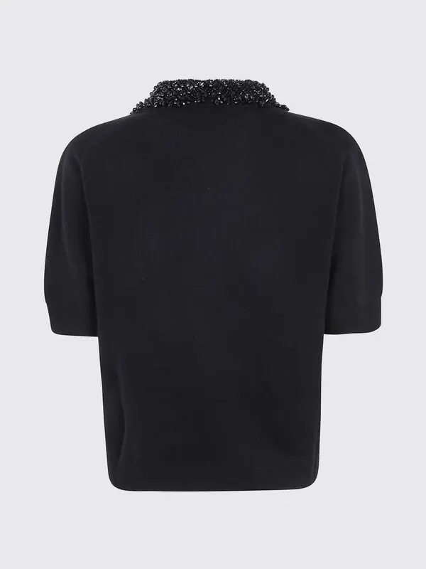 SEMICOUTURE Polo Shirt - Black