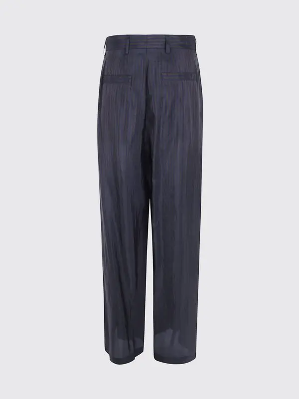 Dries Van Noten High-waisted Straight-leg Striped Trousers