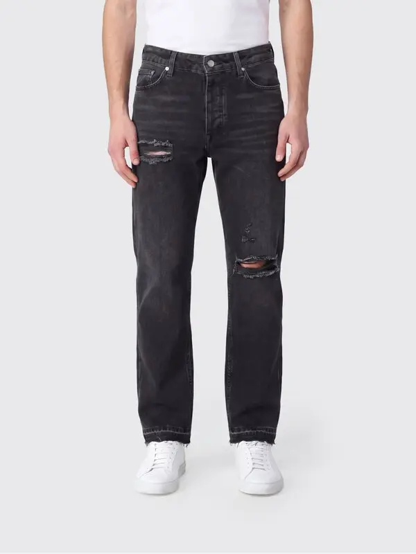 REPRESENT Heaton Straight Fit Distressed Denim Jeans
