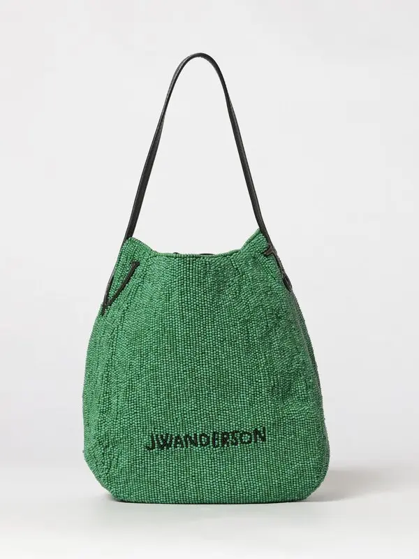 JW Anderson Beaded Bucket Bag - Green