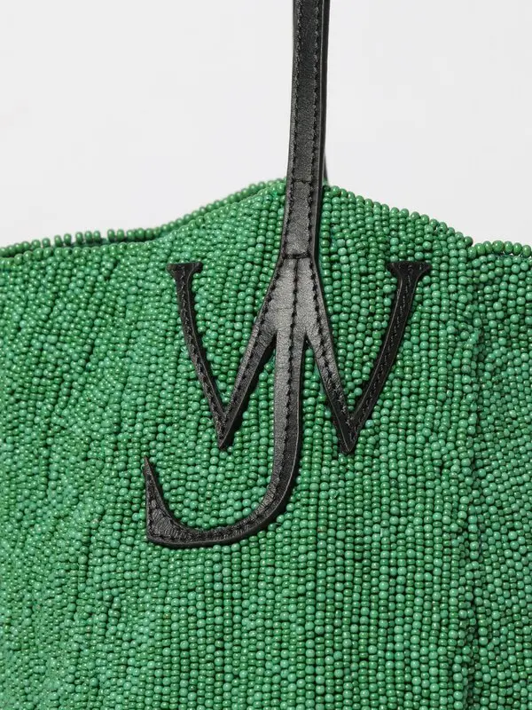 JW Anderson Beaded Bucket Bag - Green