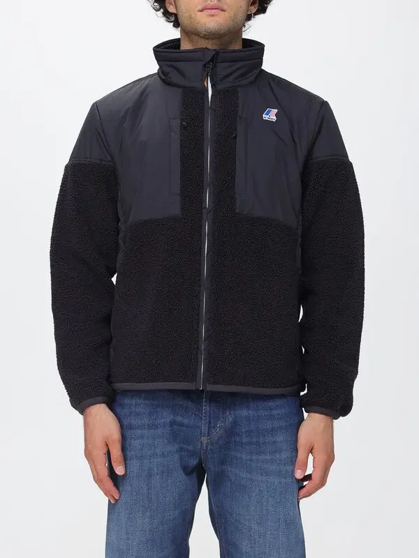 K-WAY Padded Polyamide Jacket With Fleece Lining