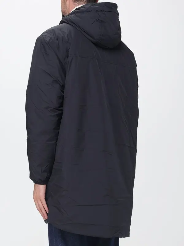 K-WAY Le Vrai 4.0 Eiffel East Nylon Parka With Fleece Lining - Black