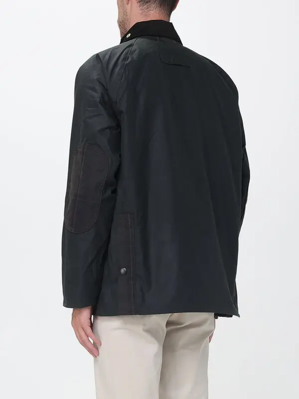 Barbour Waxed Cotton Bedale Jacket With Corduroy Collar