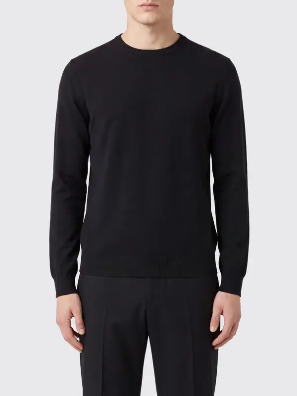 ZANONE Crewneck Wool Blend Jumper With Long Sleeves And Ribbed Trims - Grey