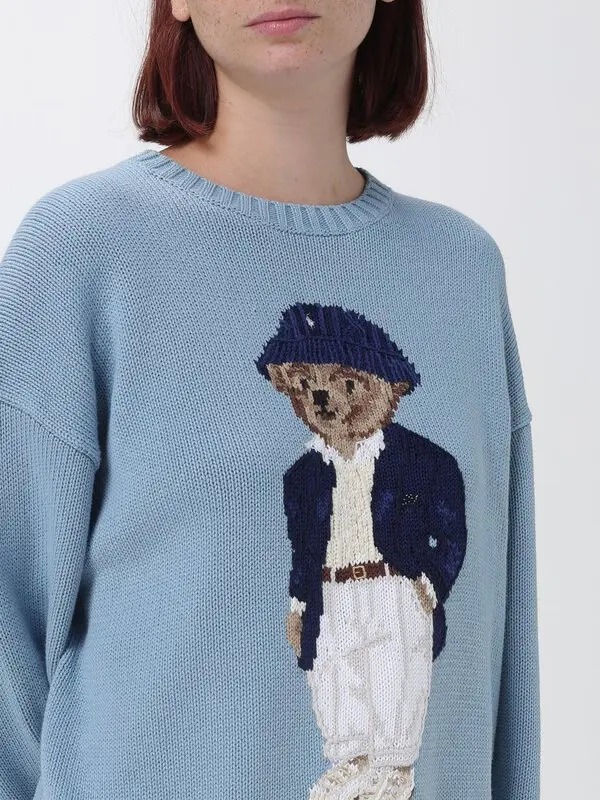 Polo Ralph Lauren Teddy Bear Print Cotton Jumper