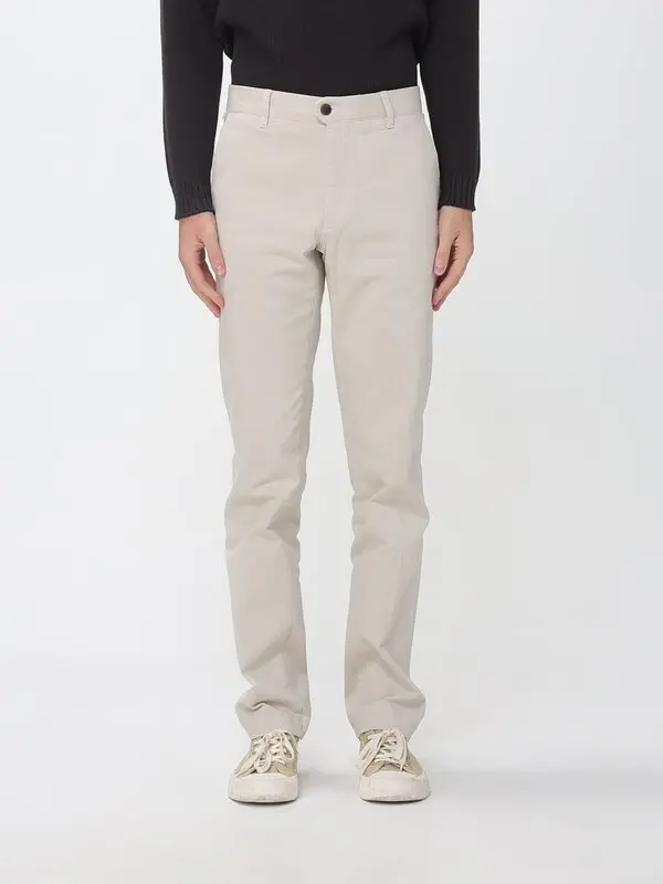 Incotex Slim Fit Stretch Cotton Chino Trousers - Natural